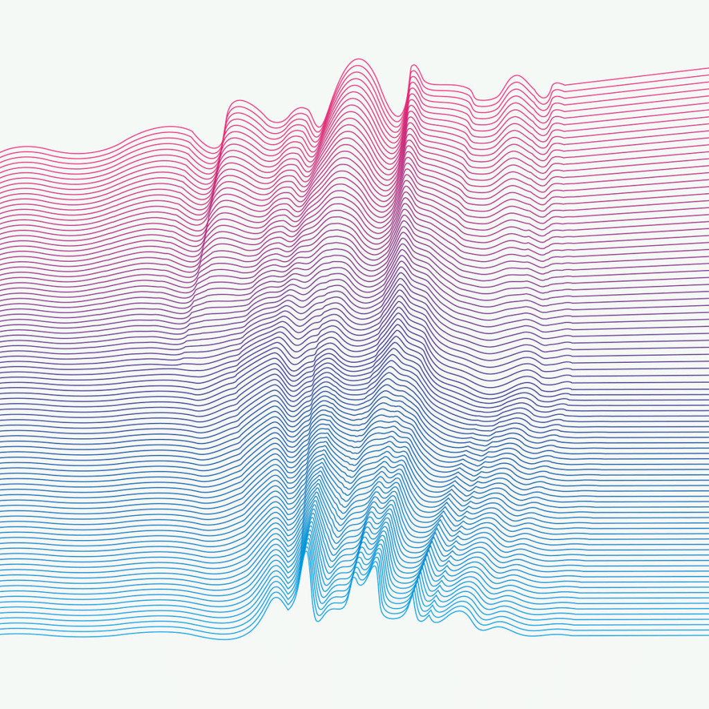 Electric waves design limited edition poster